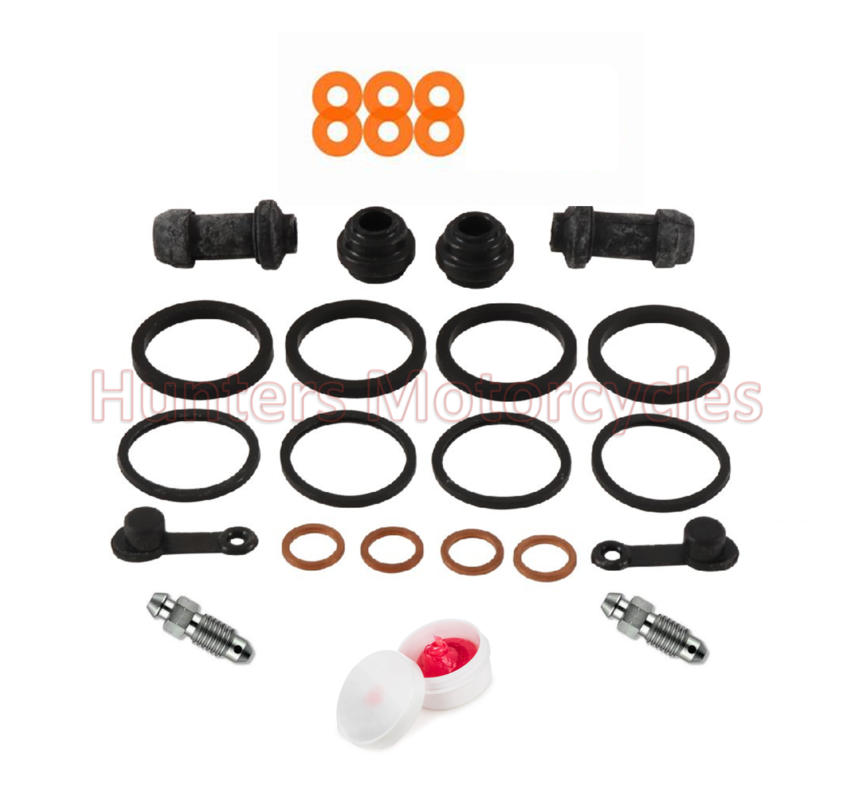 Front Brake Caliper Rebuild Kit x 2 (AB 18-3138) from Hunters Motorcycles