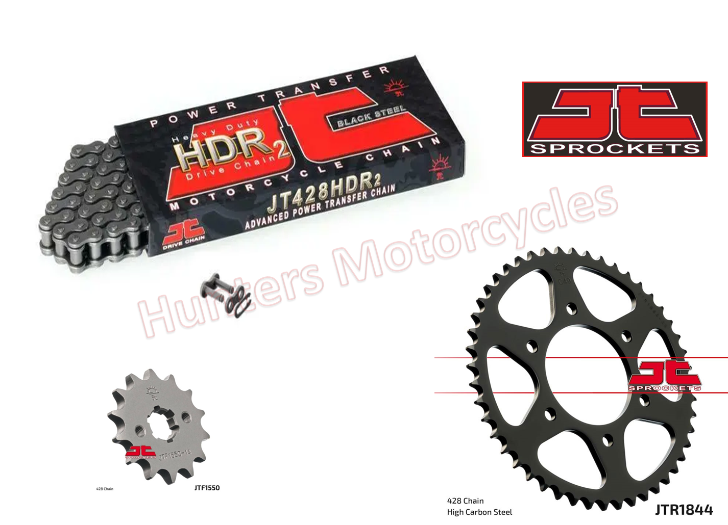 Yamaha MT125 JT Gold O-Ring Heavy Duty Chain and JT Sprocket Kit from ...